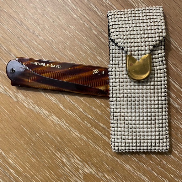 Whiting & Davis | Bags | Vintage 941960 Whiting And Davis Mesh White ...